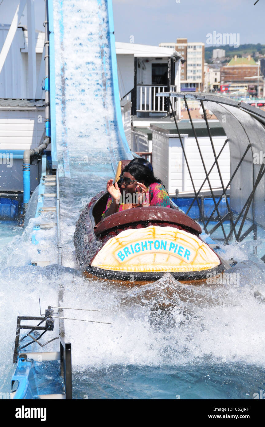 Brighton Pier Funfair Stock Photo - Alamy