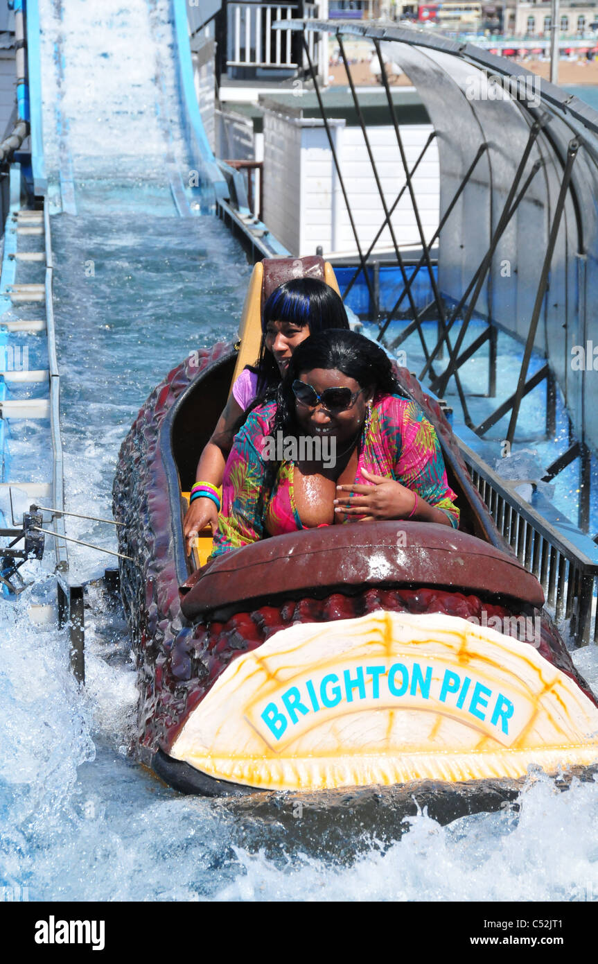Brighton Pier Funfair Stock Photo - Alamy