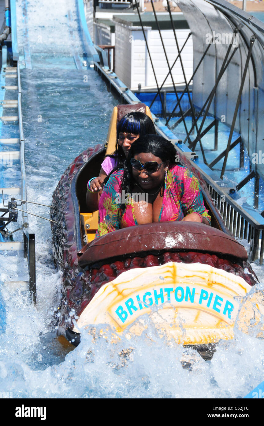 Brighton Pier Funfair Stock Photo - Alamy