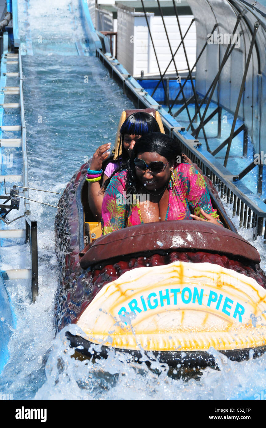 Brighton Pier Funfair Stock Photo - Alamy