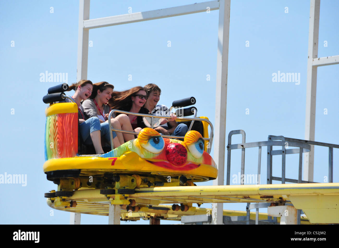 Brighton Pier Funfair Stock Photo - Alamy