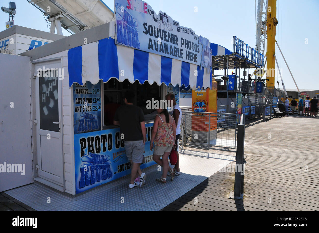 Brighton Pier Funfair Stock Photo - Alamy