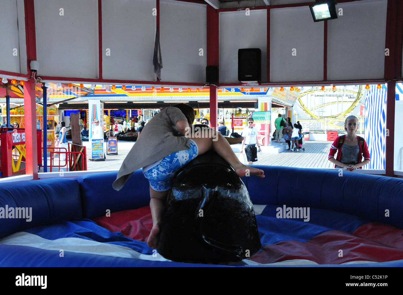 Brighton Pier Funfair Stock Photo - Alamy