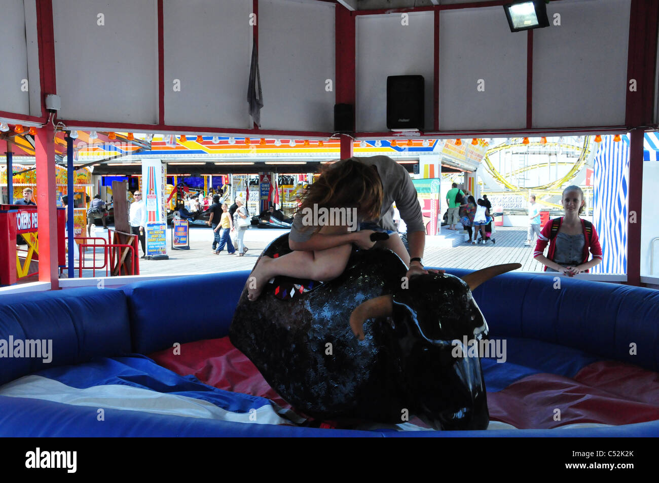 Brighton Pier Funfair Stock Photo - Alamy