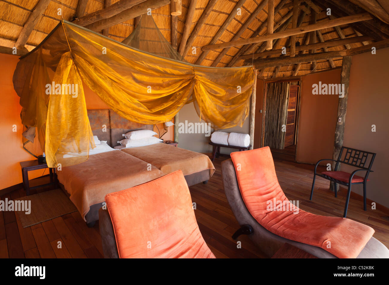 Rondavel style chalet sossus dune lodge hi-res stock photography and ...