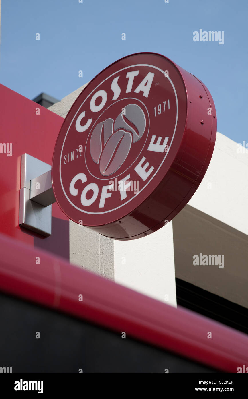 Costa coffee shop sign hi-res stock photography and images - Alamy