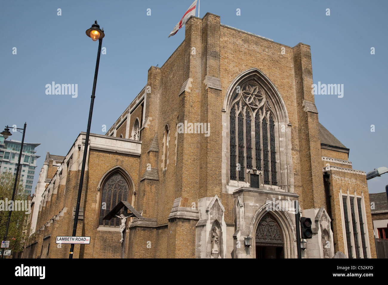 Main Entrance of St George's Roman Catholic Cathedral in Camberwell ...