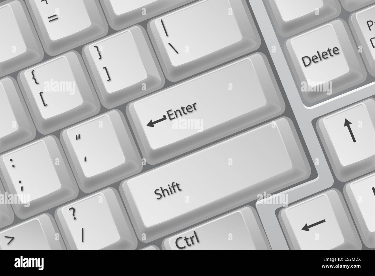 illustration of keyboard icon Stock Photo - Alamy