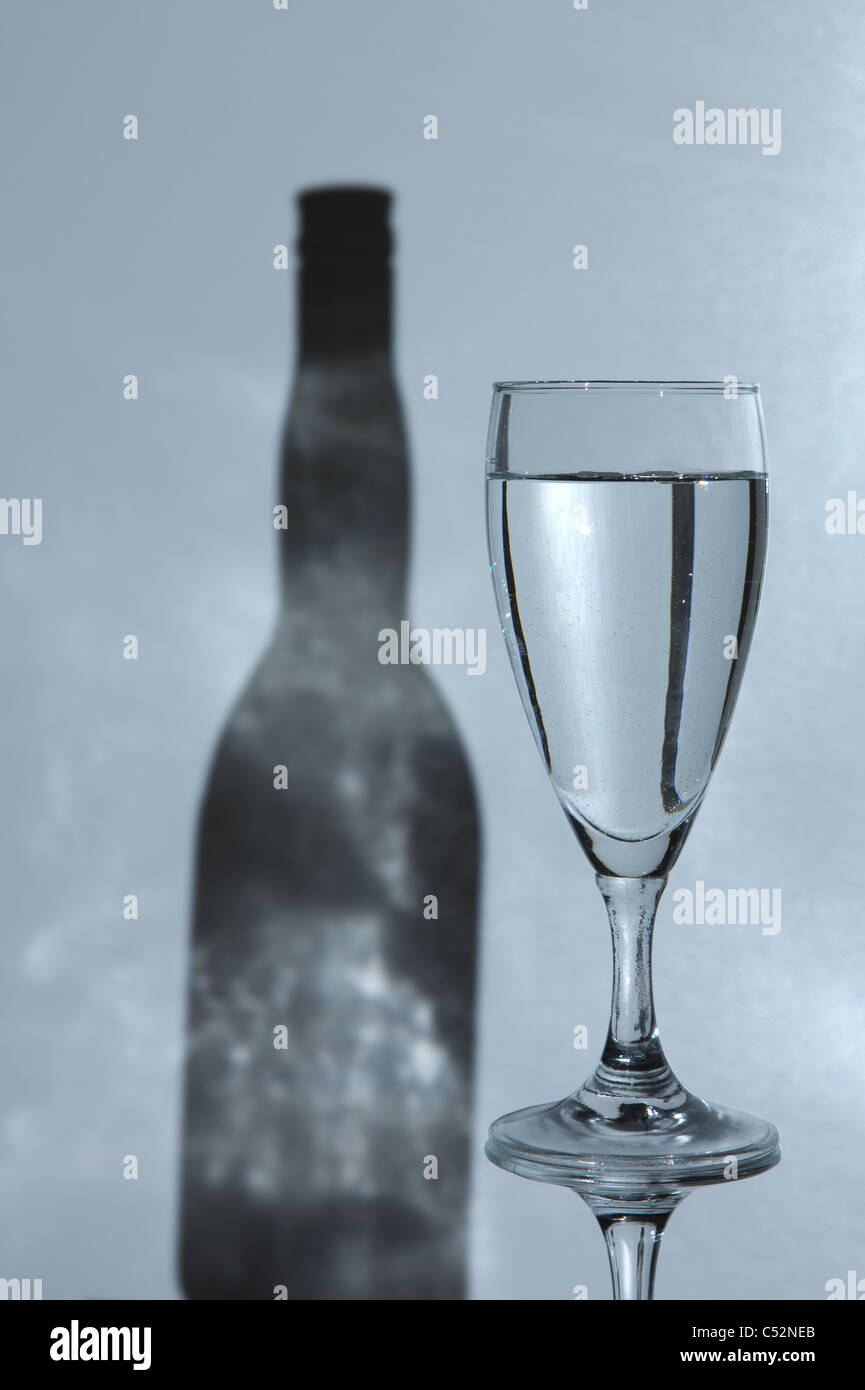 Glass water bottle hi-res stock photography and images - Alamy