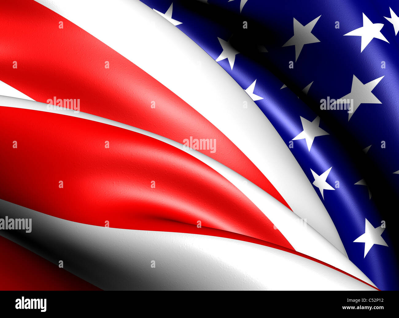 Flag of USA. Close up Stock Photo - Alamy