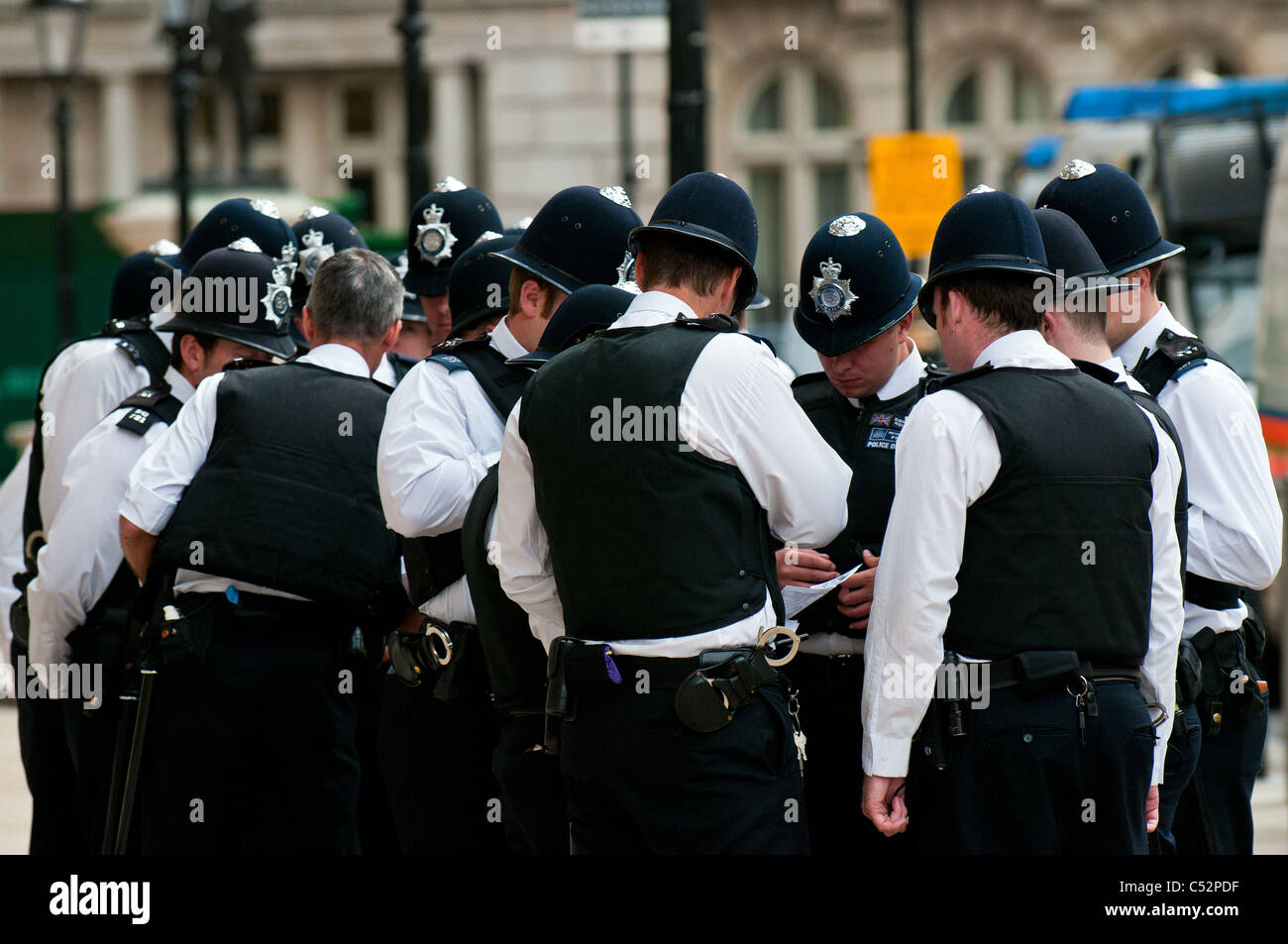 A group of Metropolitan Police Officers Stock Photo - Alamy