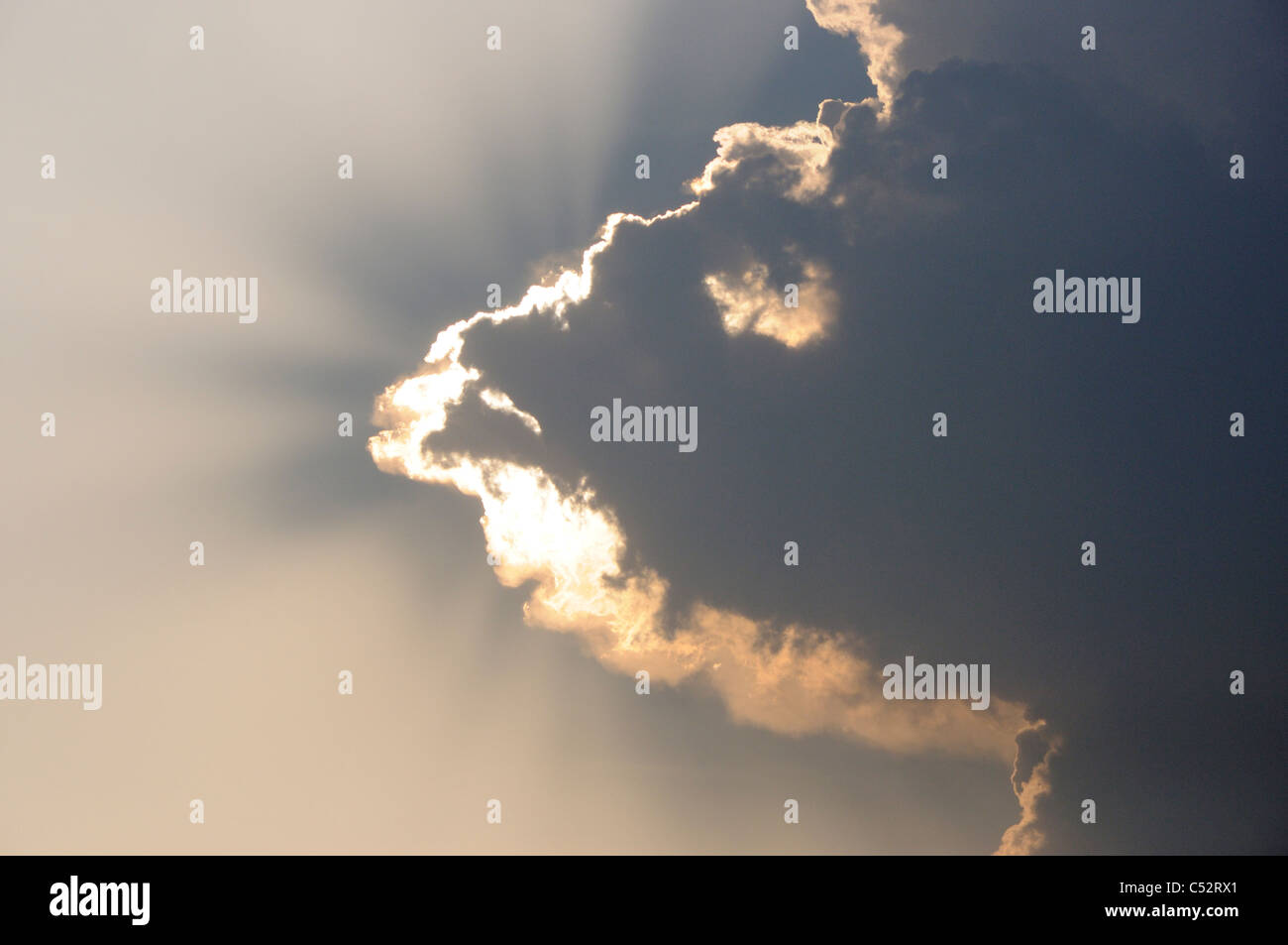 Sun emerging from cloud hi-res stock photography and images - Alamy