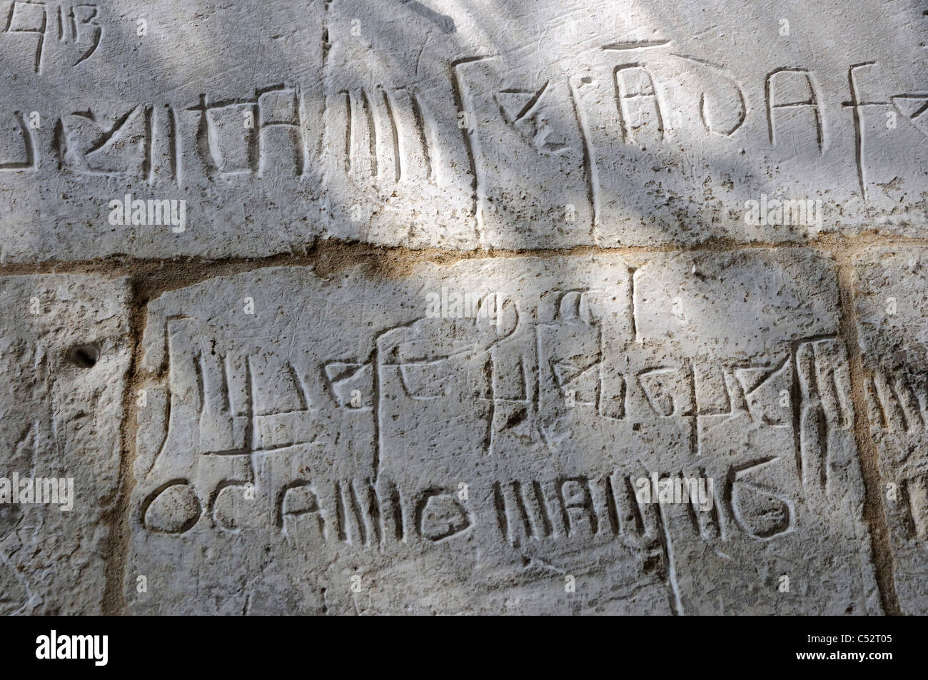 Graffiti historic inscription hi-res stock photography and images - Alamy