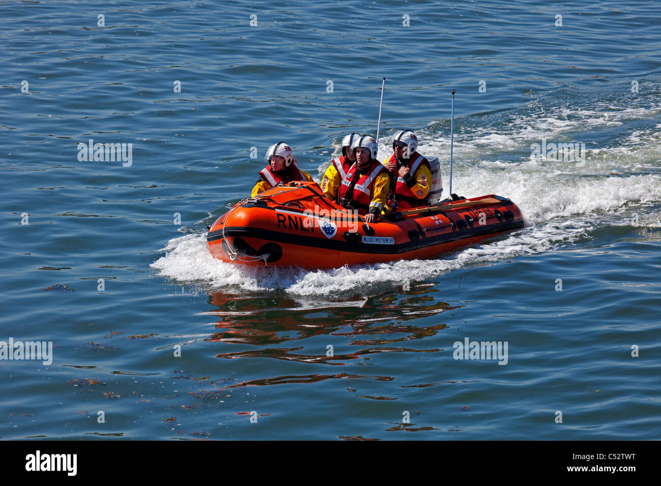 RNLI RIB North Berwick East Lothian Scotland UK Stock Photo - Alamy