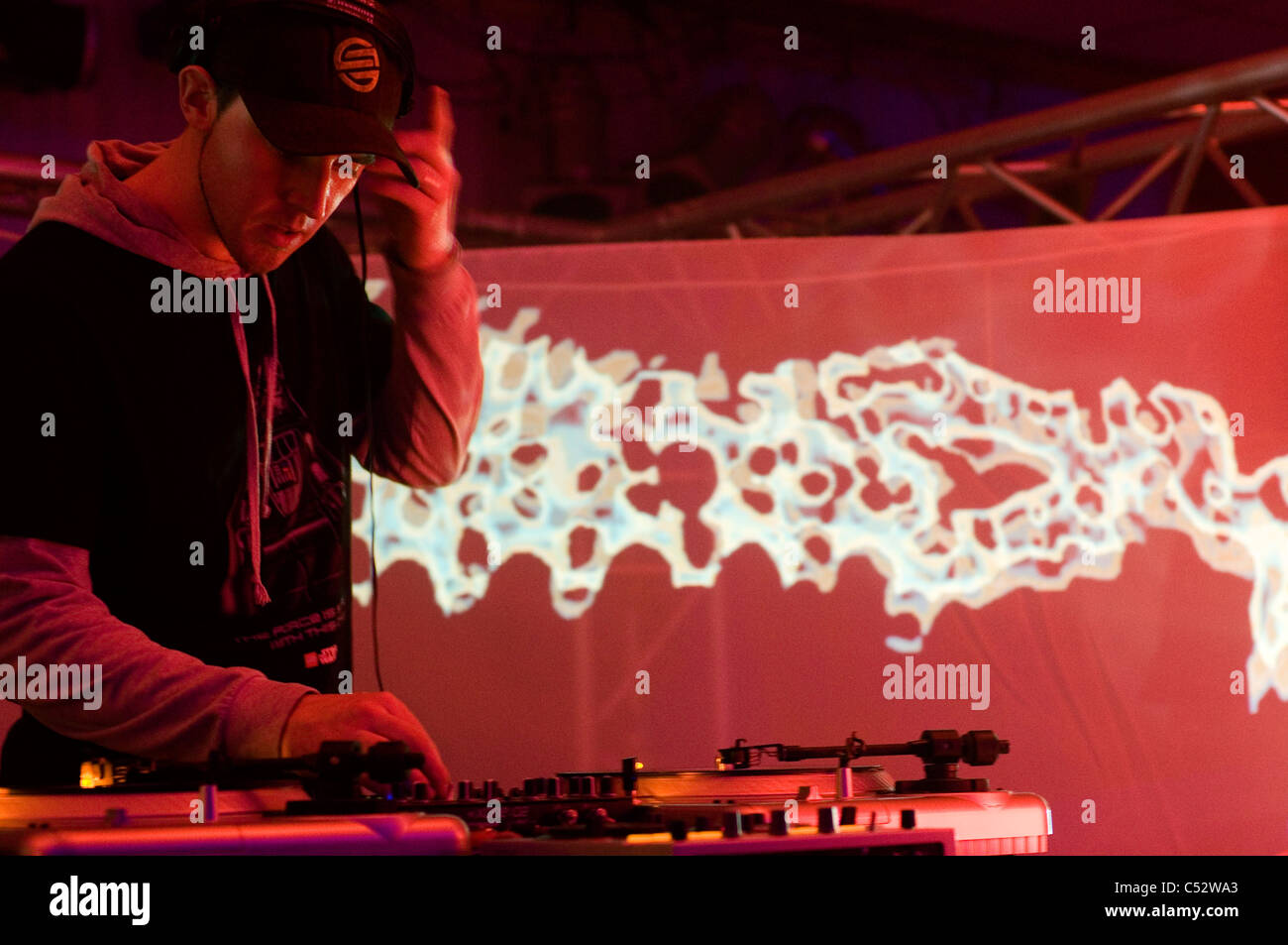 Ed Scissor Hands playing in the Union in Aberystwyth, listening ...