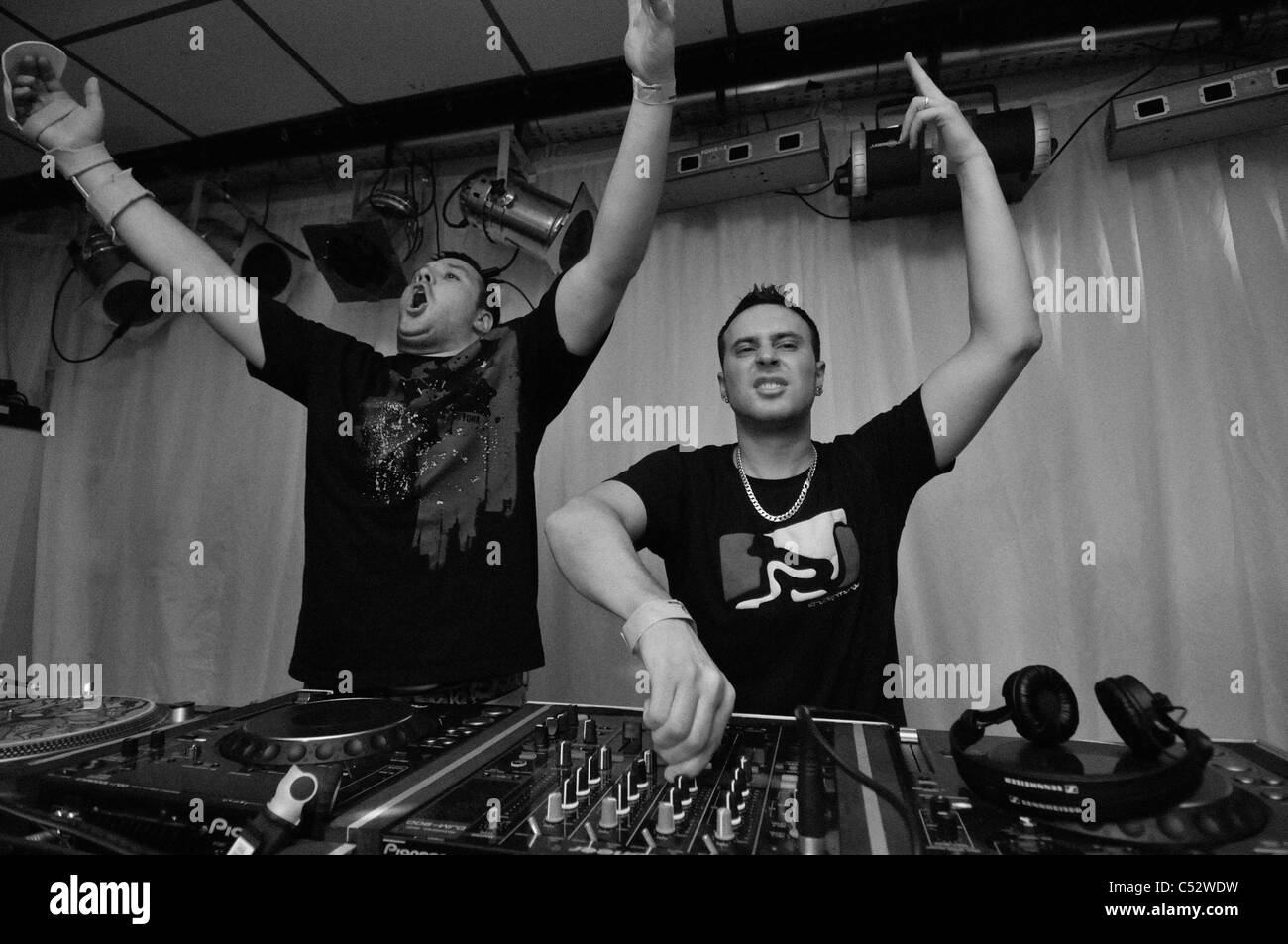 Clubbing Black and White Stock Photos & Images - Alamy