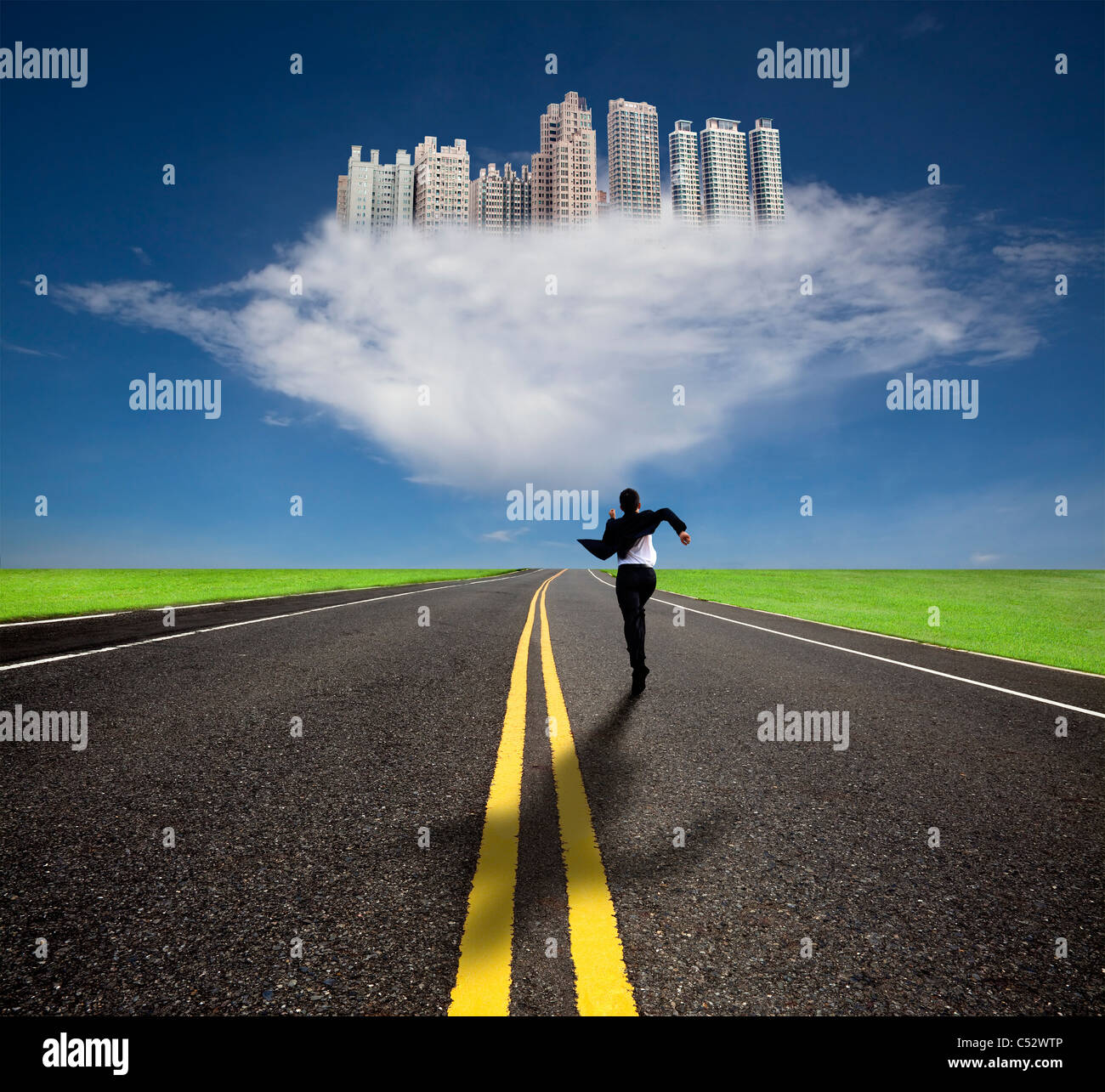 Future city hi-res stock photography and images - Alamy