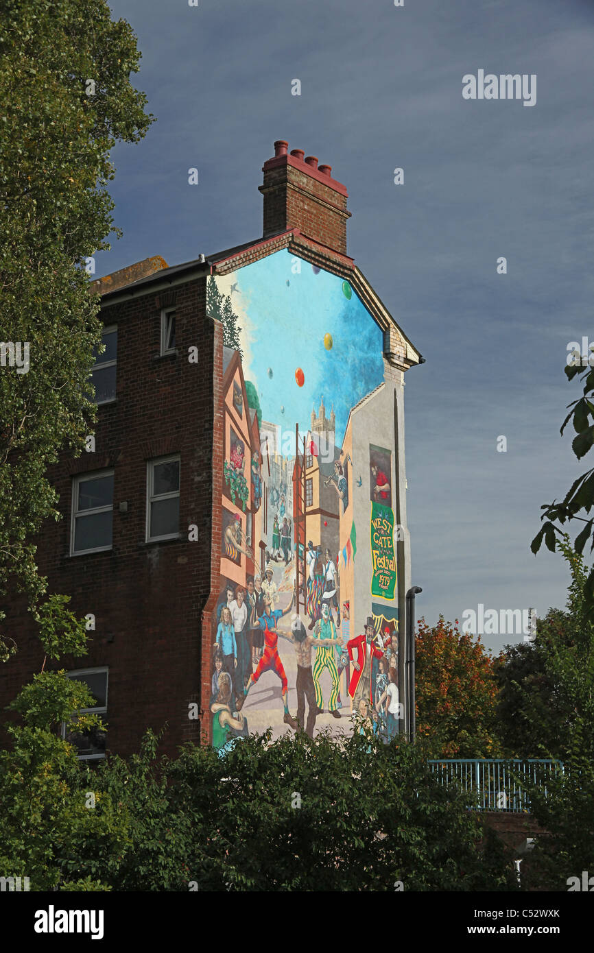 Exeter wall mural hi-res stock photography and images - Alamy