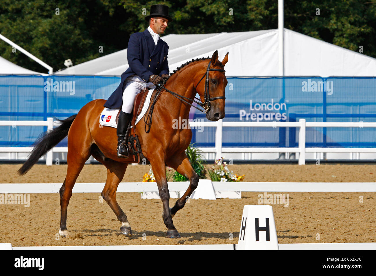 The London 2012 Olympic test equestrian test event, held in The Royal ...