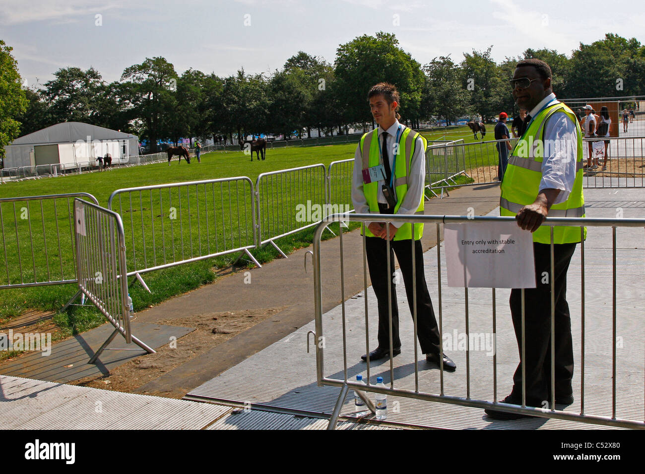 The London 2012 Olympic test equestrian test event, held in The Royal ...