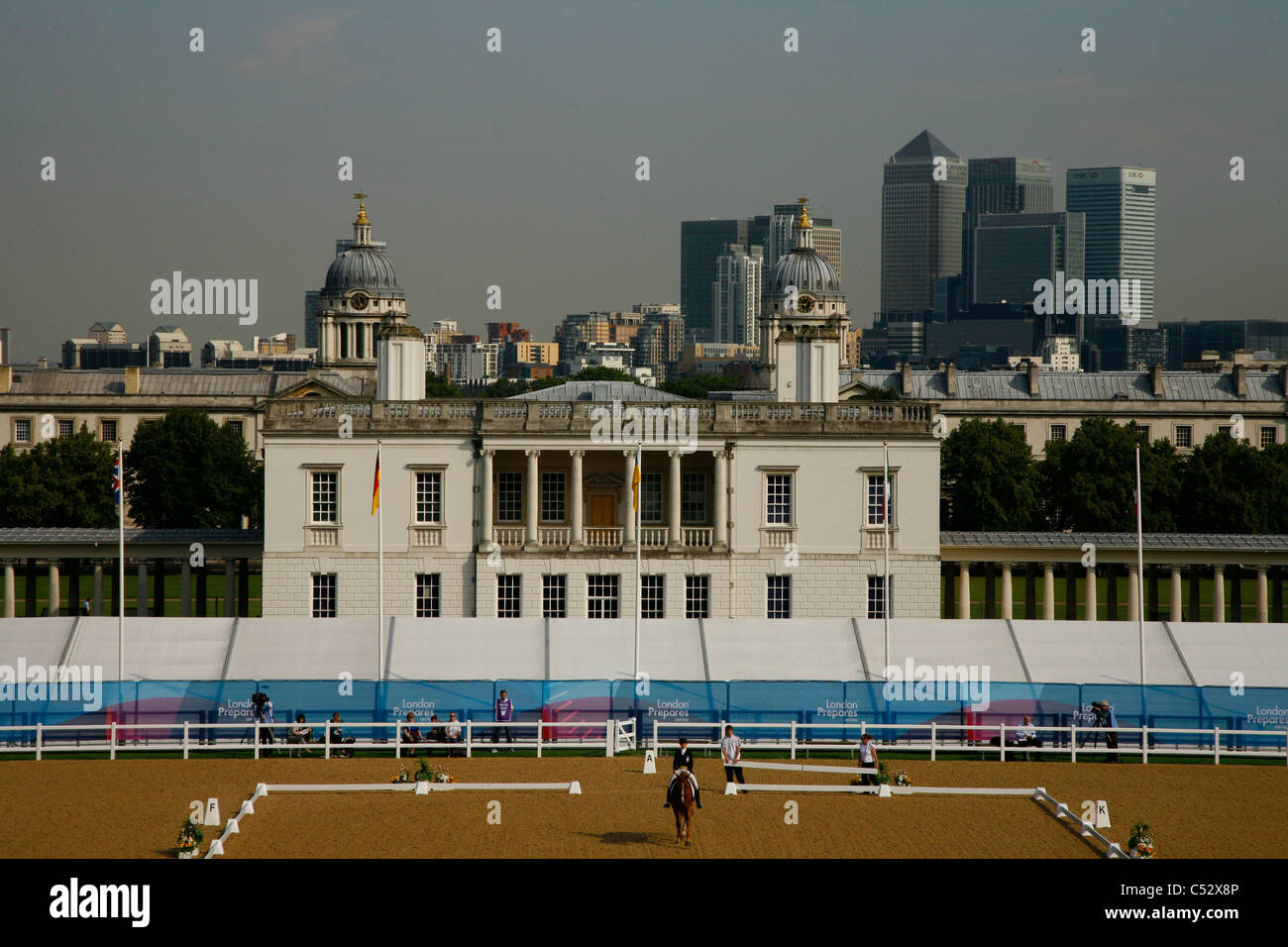 The London 2012 Olympic test equestrian test event, held in The Royal ...