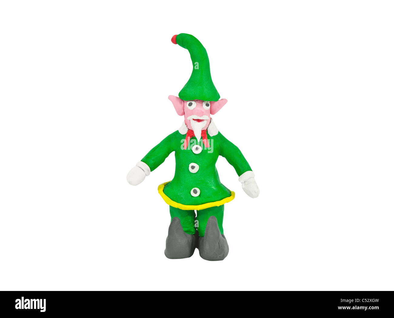 Merry christmas miniature santa Cut Out Stock Images & Pictures - Alamy