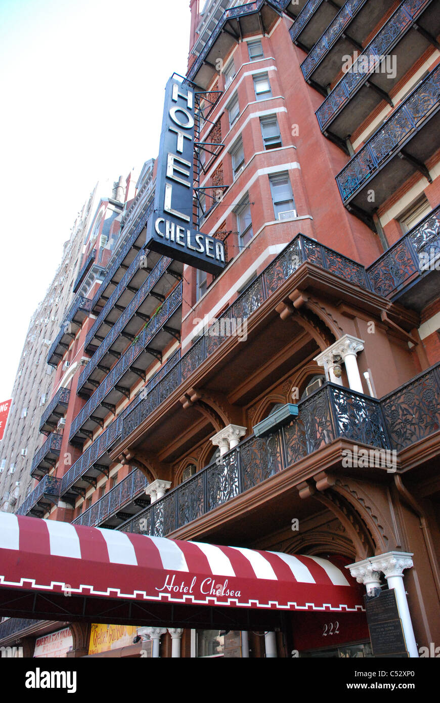 Chelsea hotel new york hi-res stock photography and images - Alamy