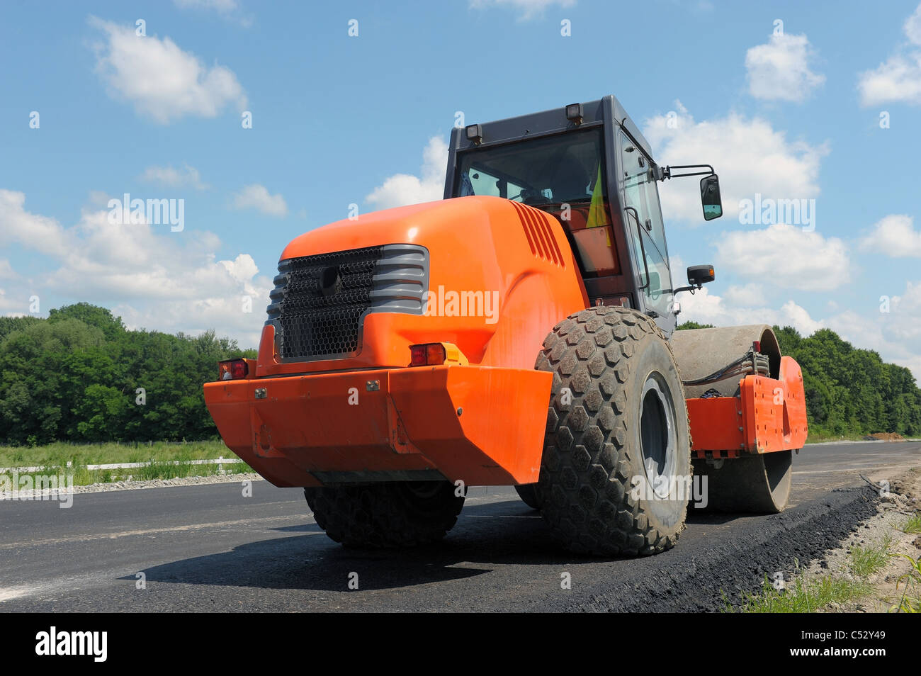 Road skating rink on a constructed site of road Stock Photo - Alamy
