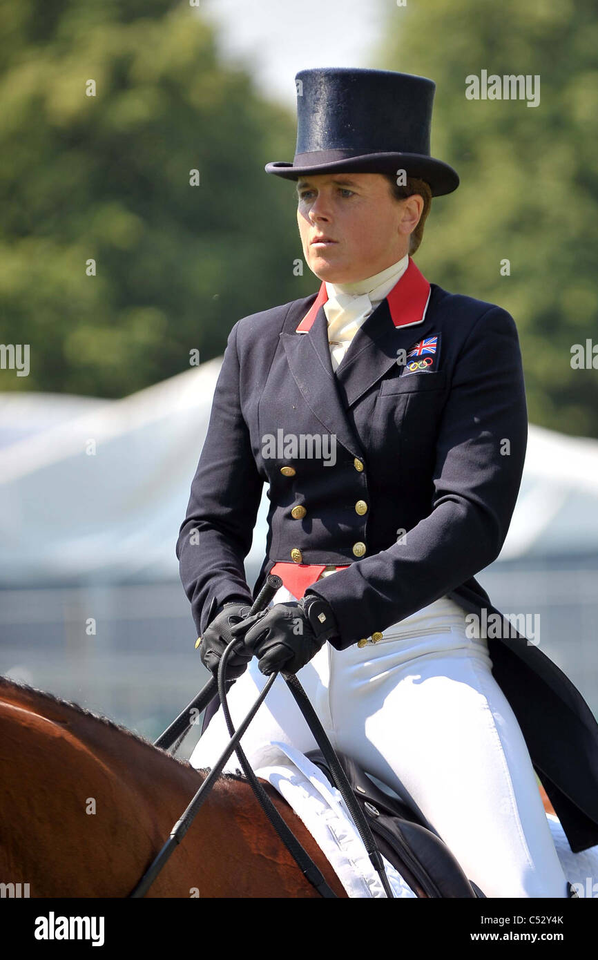 Pippa Funnell riding Billy Shannon (Great Britain). Dressage. Greenwich ...
