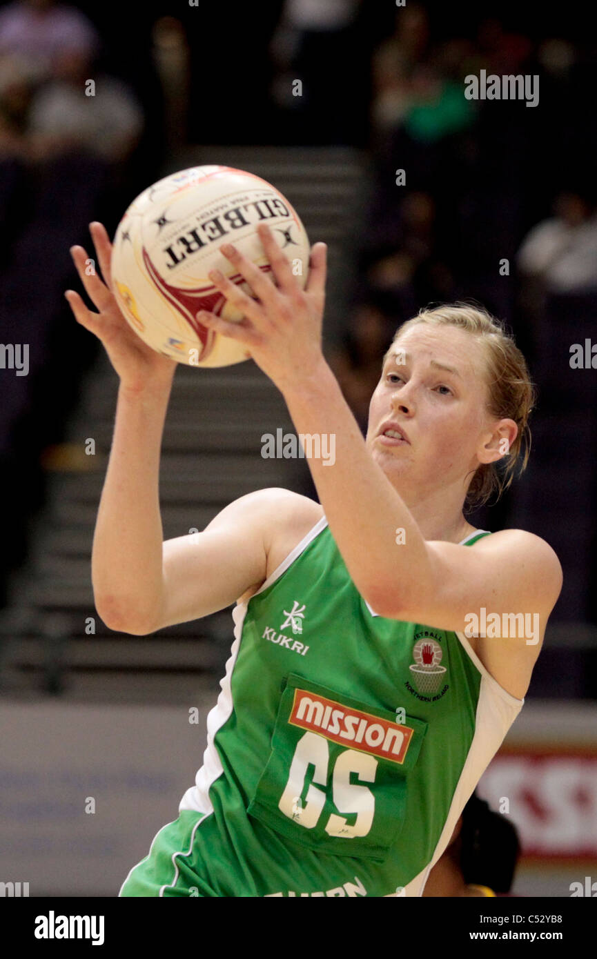 Noleen Lennon of Northern Ireland in action during the Pool A match ...