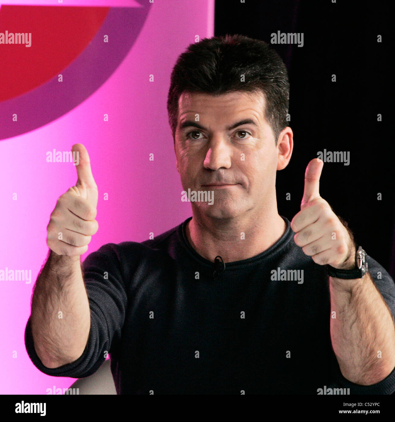 Thumbs Up From Simon Bravo GIF Simon Cowell Two Thumbs Up Bravo