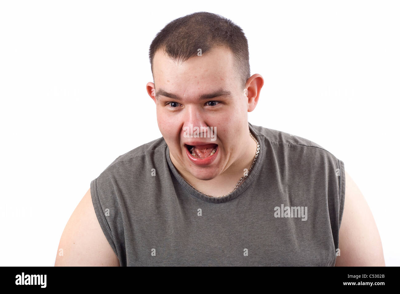 Powerful scream hi-res stock photography and images - Alamy