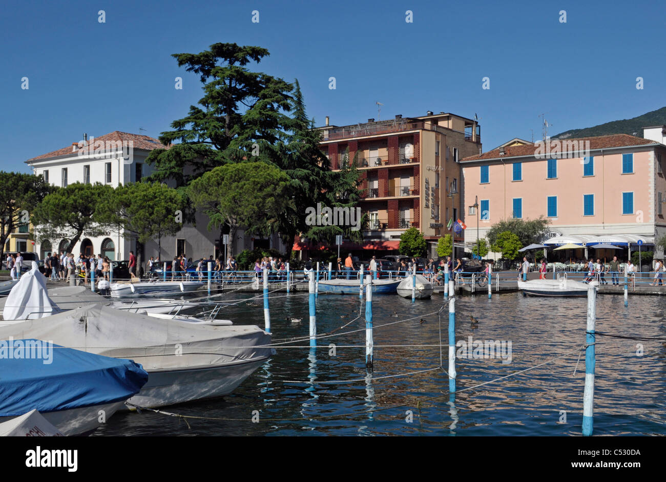 Iseo town on Lake of Iseo - Lombardy - Italy Stock Photo - Alamy