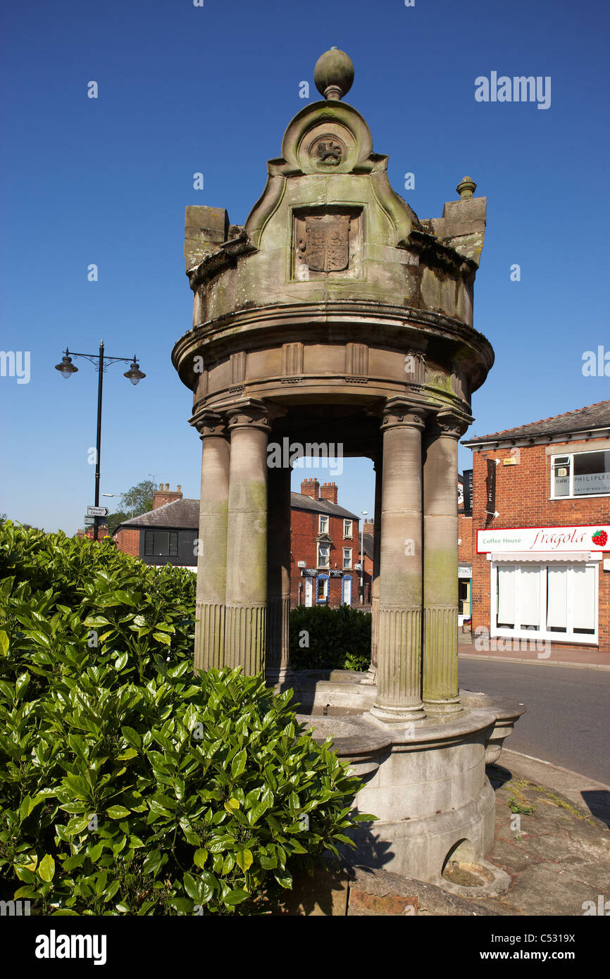 Drinking fountain in Sandbach town centre Cheshire UK Stock Photo - Alamy