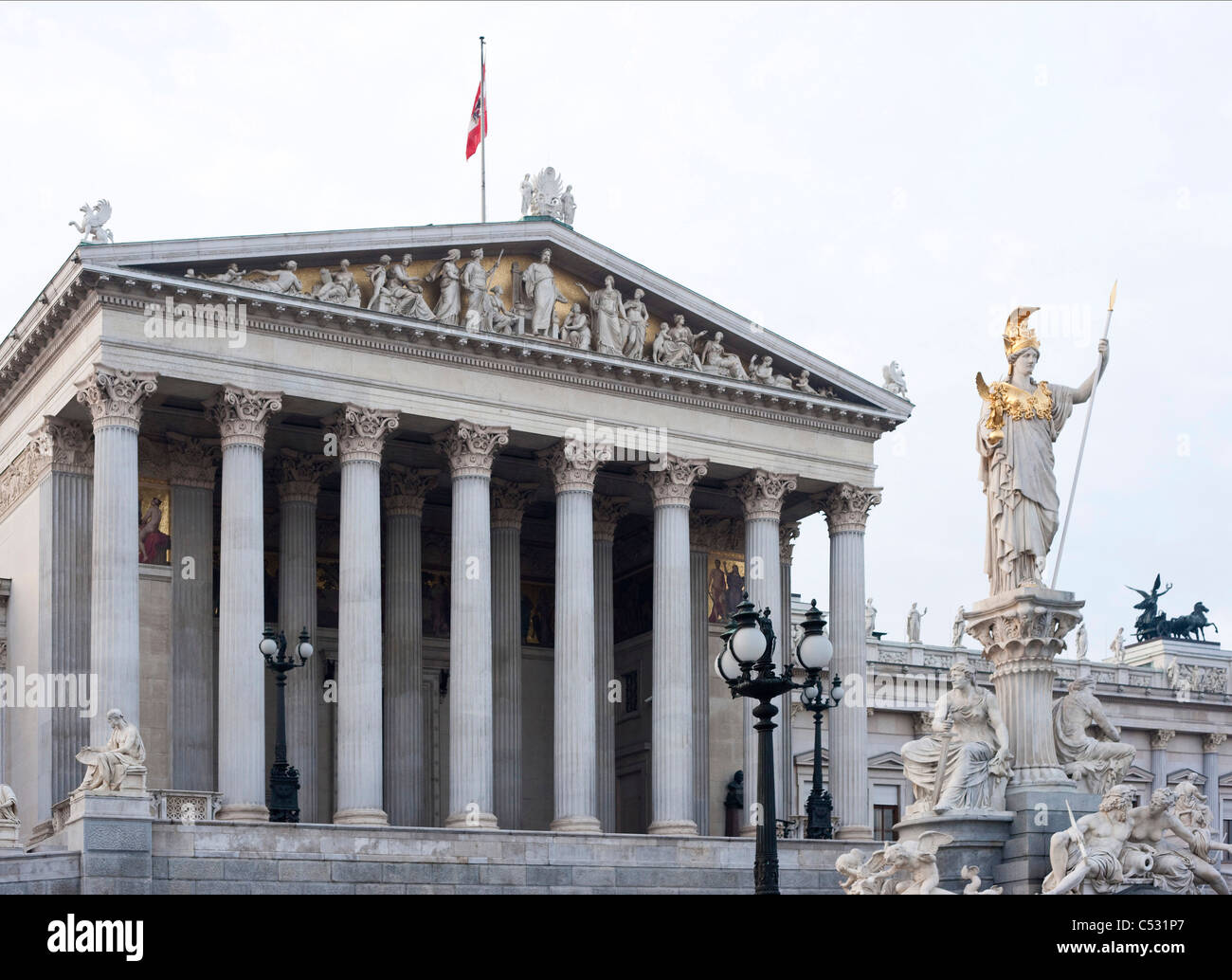 Austrian parliament building hi-res stock photography and images - Alamy