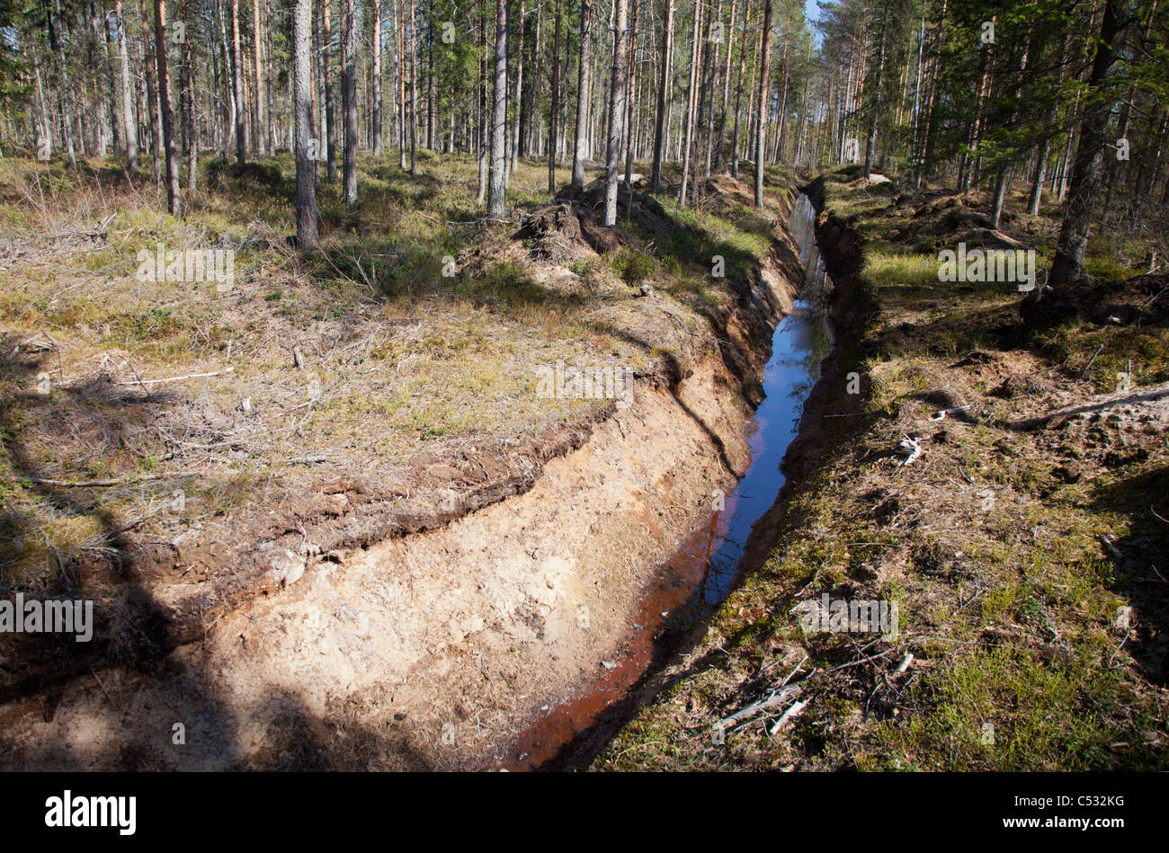 Trenching ground hi-res stock photography and images - Alamy