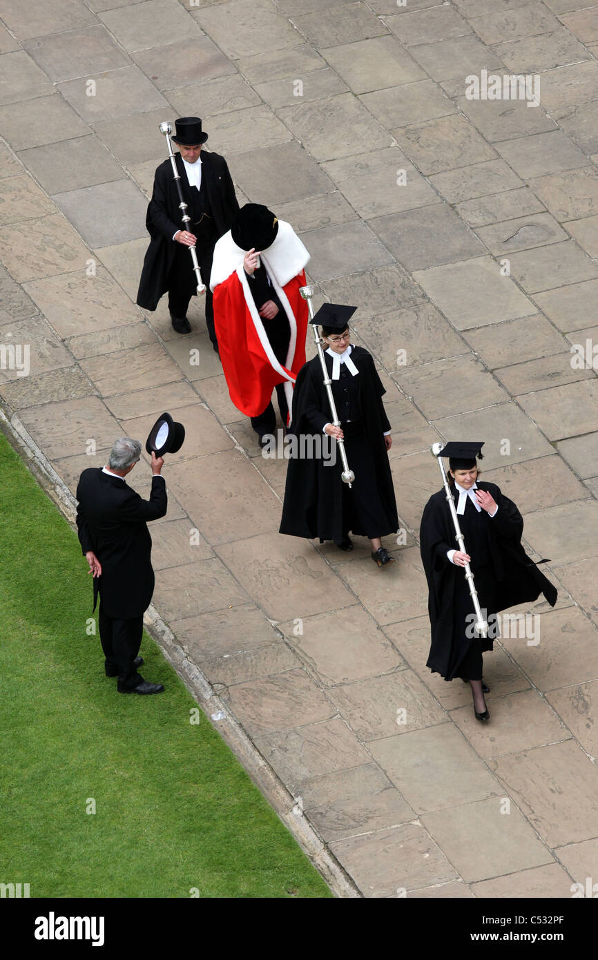CAMBRIDGE UNIVERSITY STUDENTS GRADUATING AFTER PASSING THEIR EXAMS AND ...