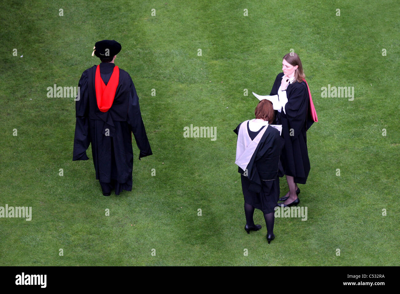 CAMBRIDGE UNIVERSITY STUDENTS GRADUATING AFTER PASSING THEIR EXAMS AND ...