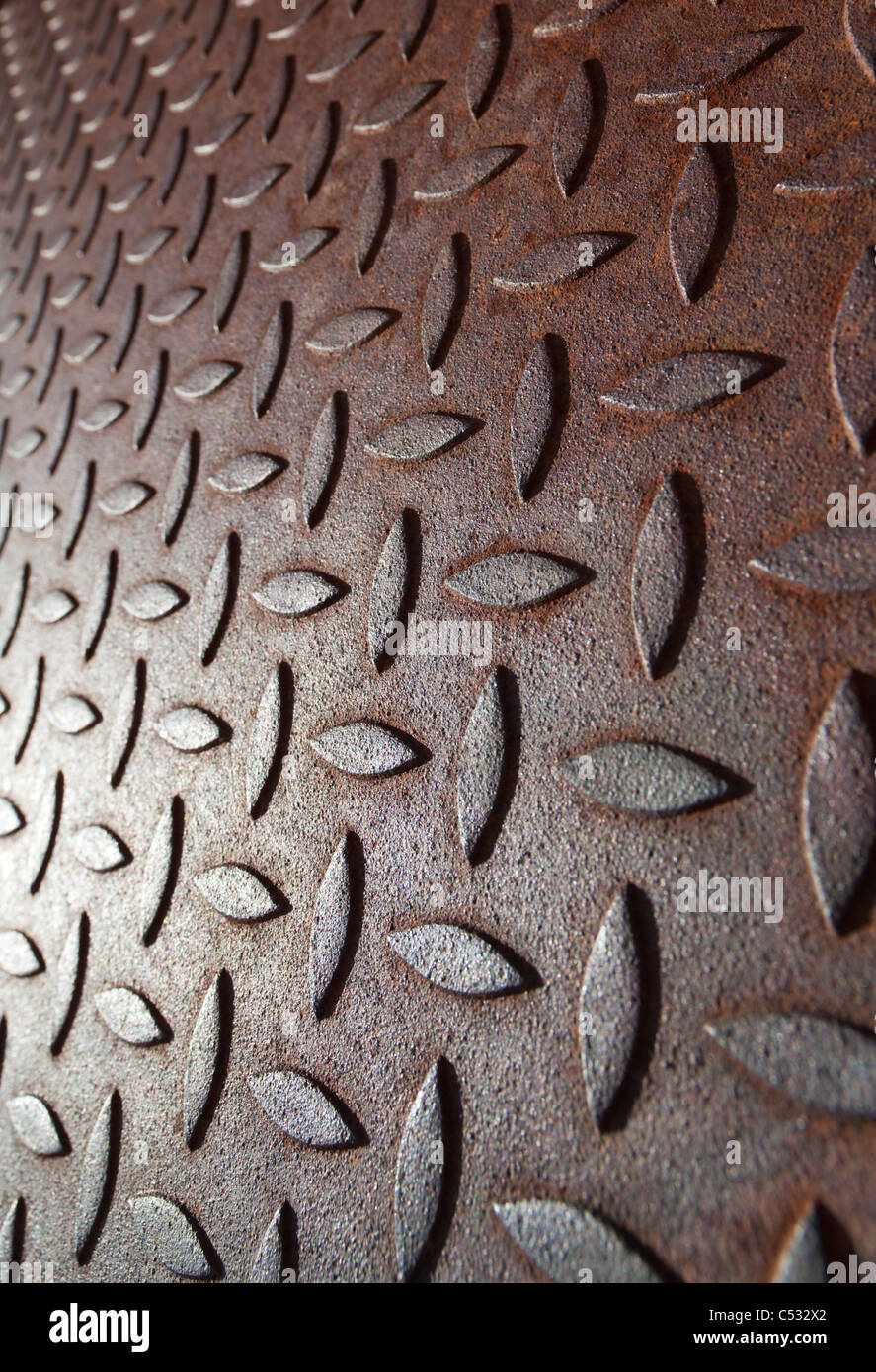 Surface of a rusty metal plate Stock Photo - Alamy