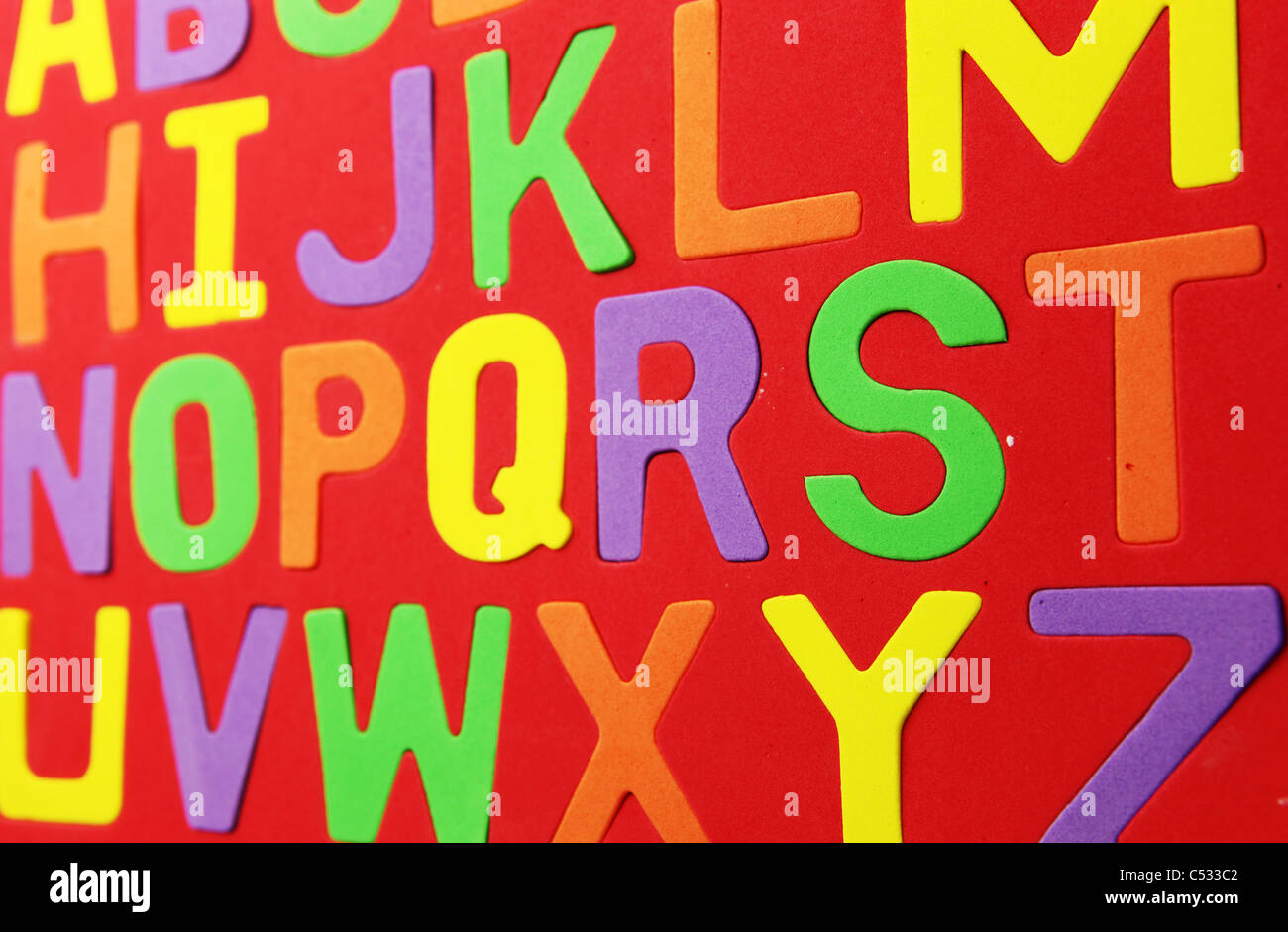 Alphabet puzzle pieces Stock Photo - Alamy