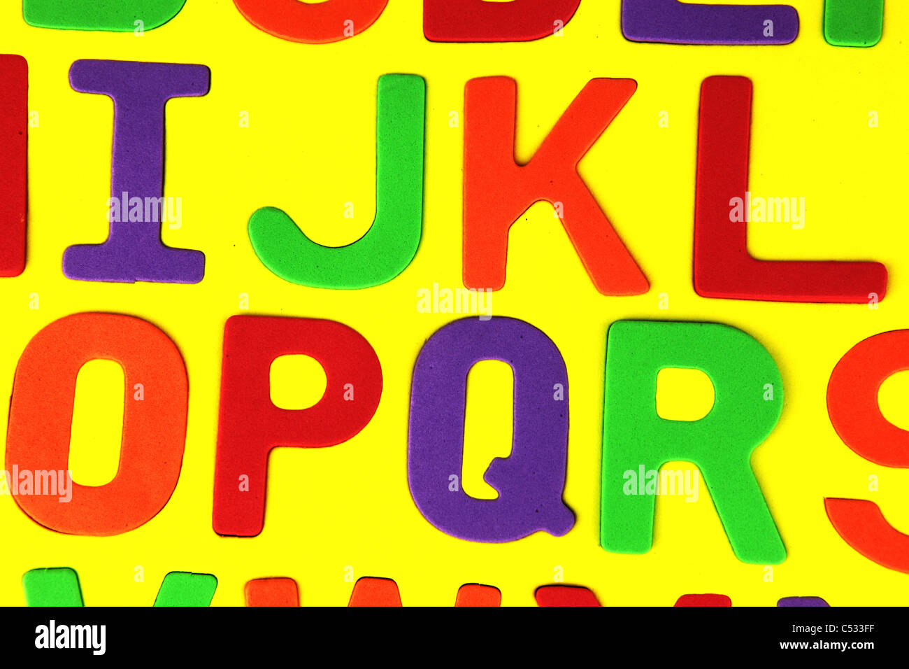 Alphabet puzzle pieces Stock Photo - Alamy