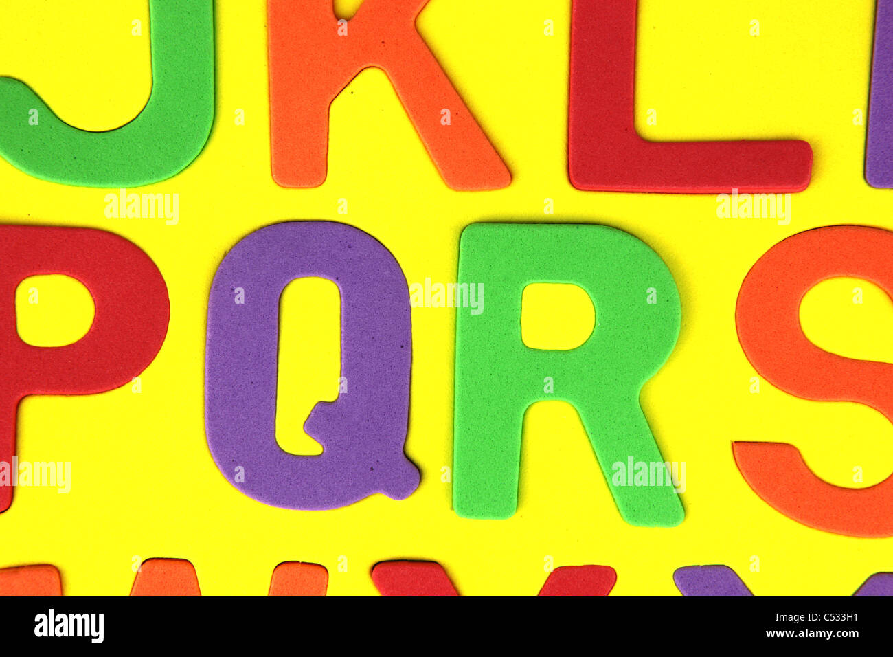 Alphabet puzzle pieces Stock Photo - Alamy