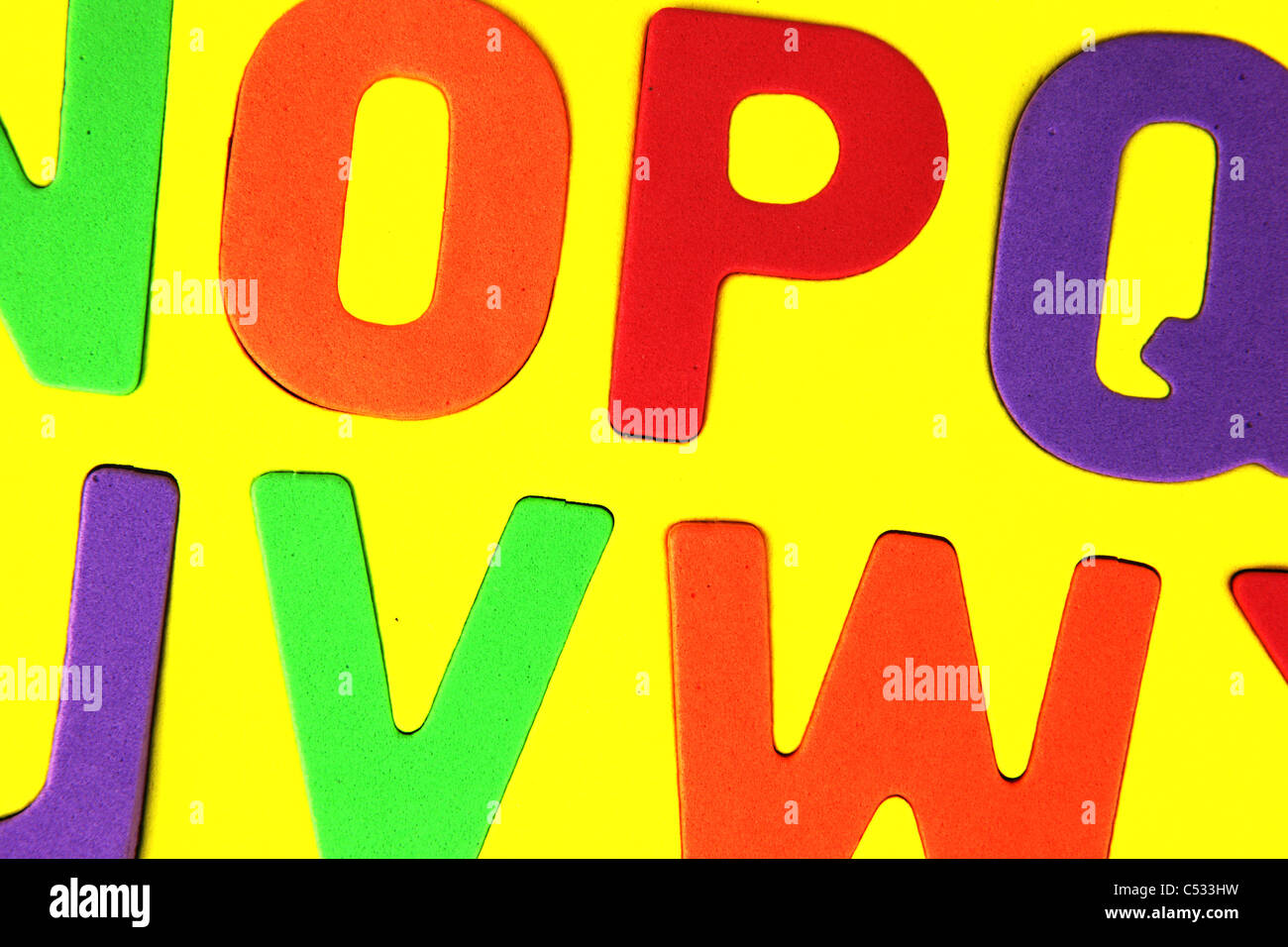 Alphabets games education plastic hi-res stock photography and images ...
