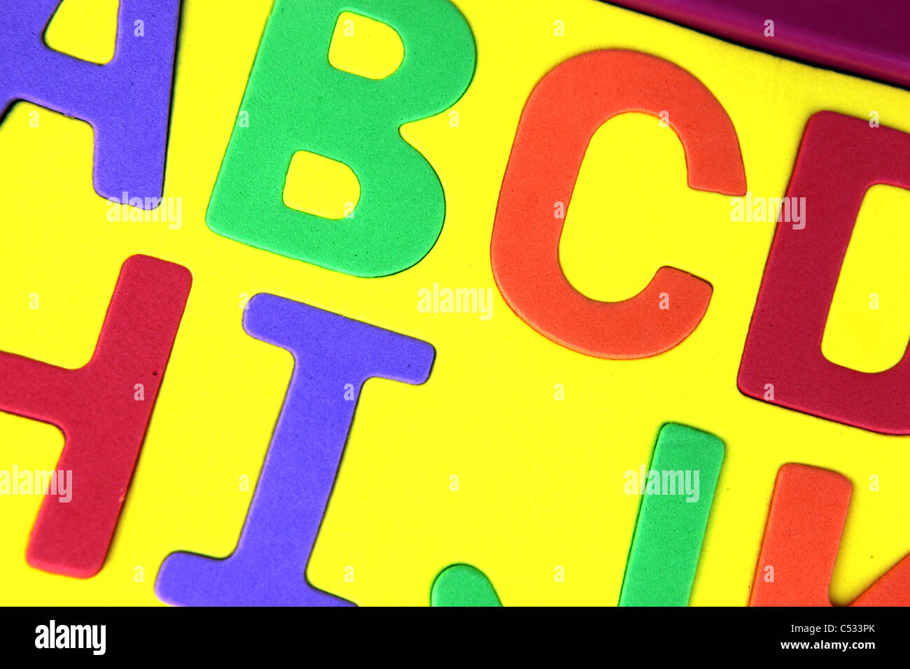 Alphabet puzzle pieces Stock Photo - Alamy