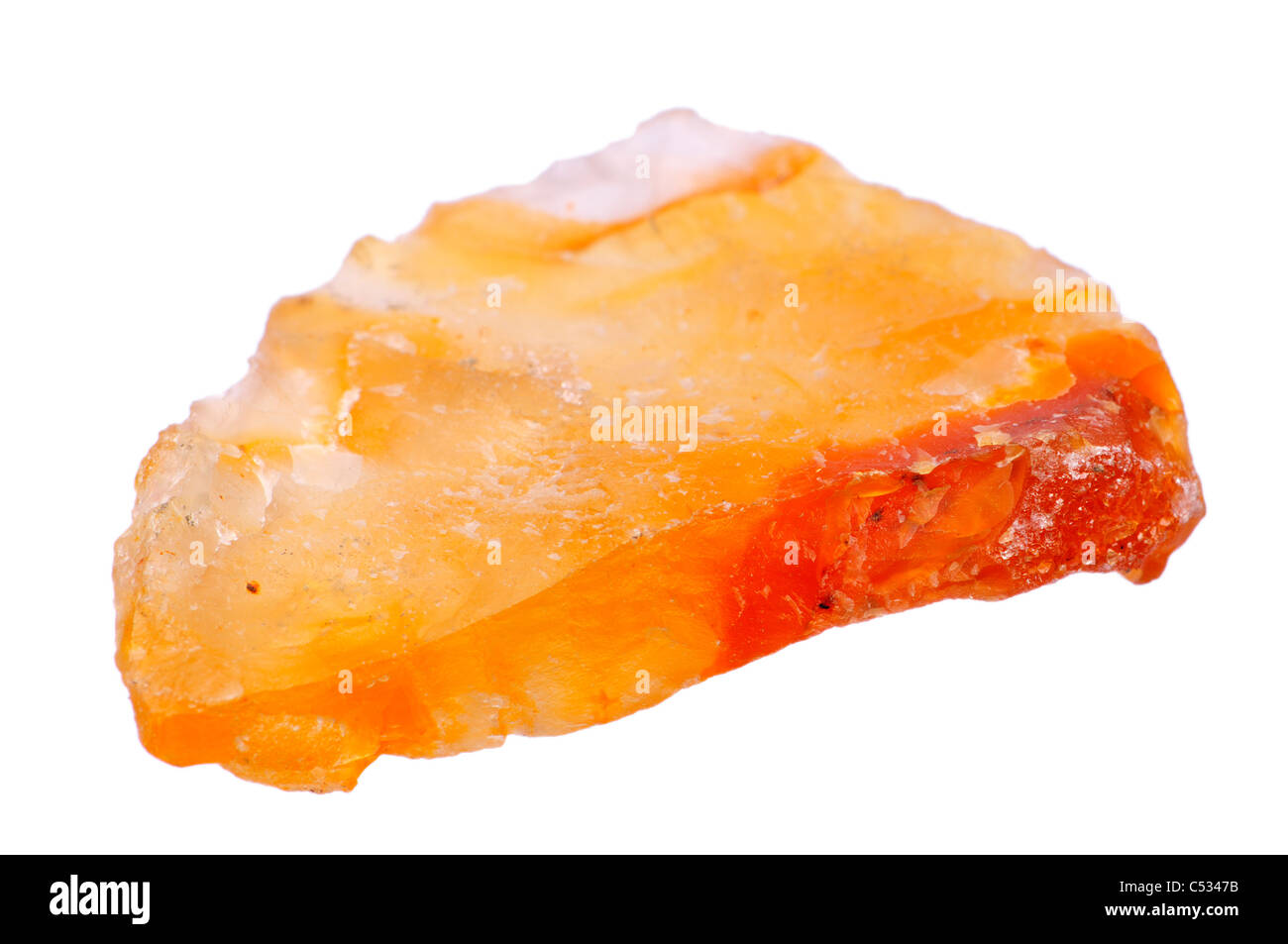 Carnelian (Peru) Translucent chalcedony - microcrystaline quartz Stock ...
