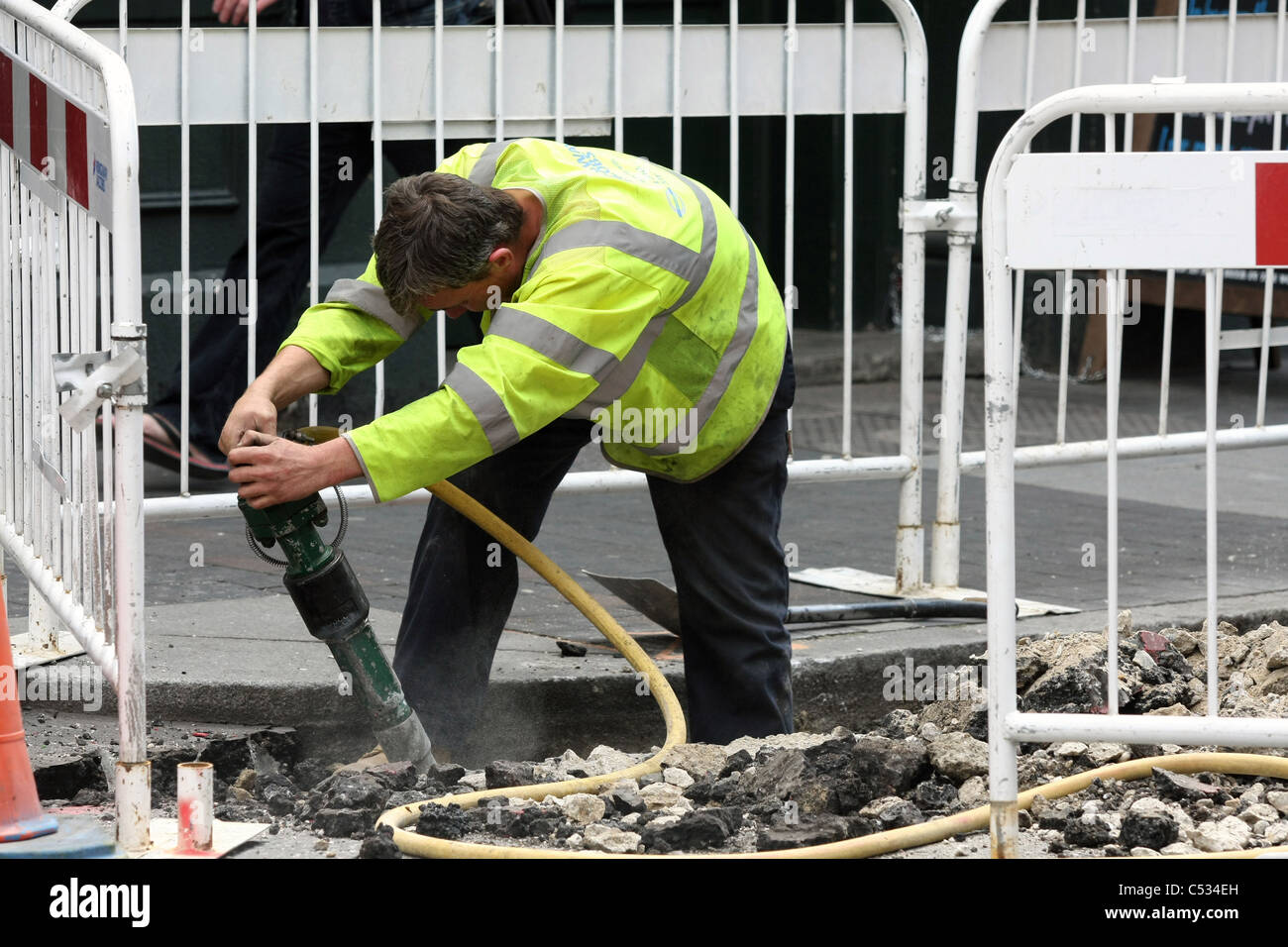 Pneumatic drill hi-res stock photography and images - Alamy