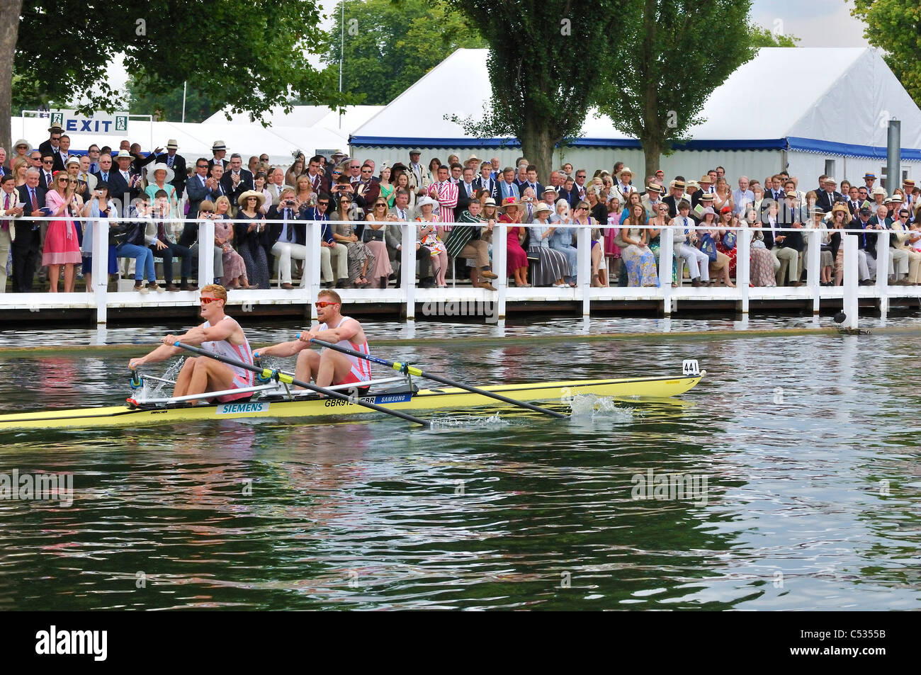 Henley Royal Regatta Henley on Thames -opposite Stewardse Enclosure at ...