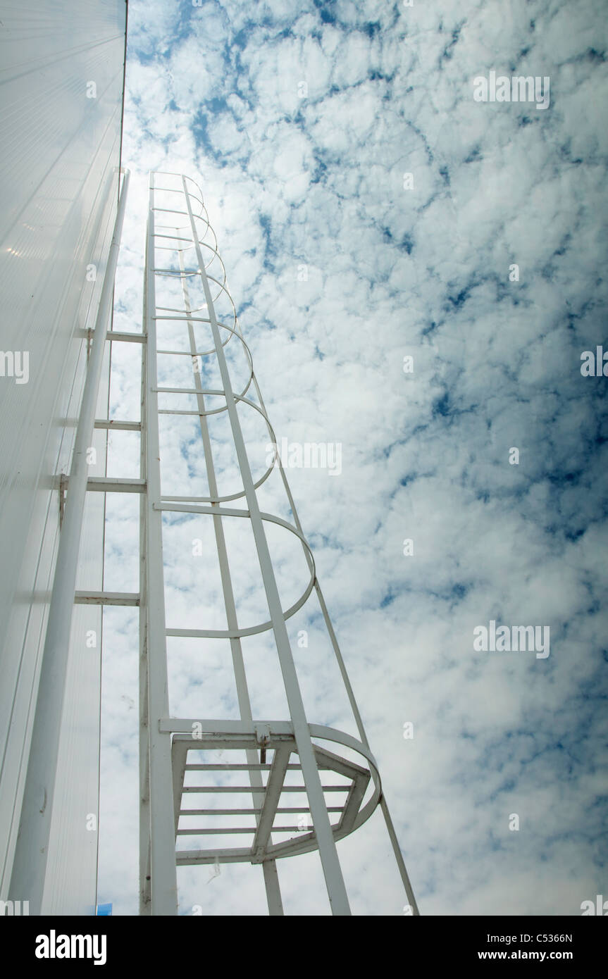 Blue sky with ladder hi-res stock photography and images - Alamy