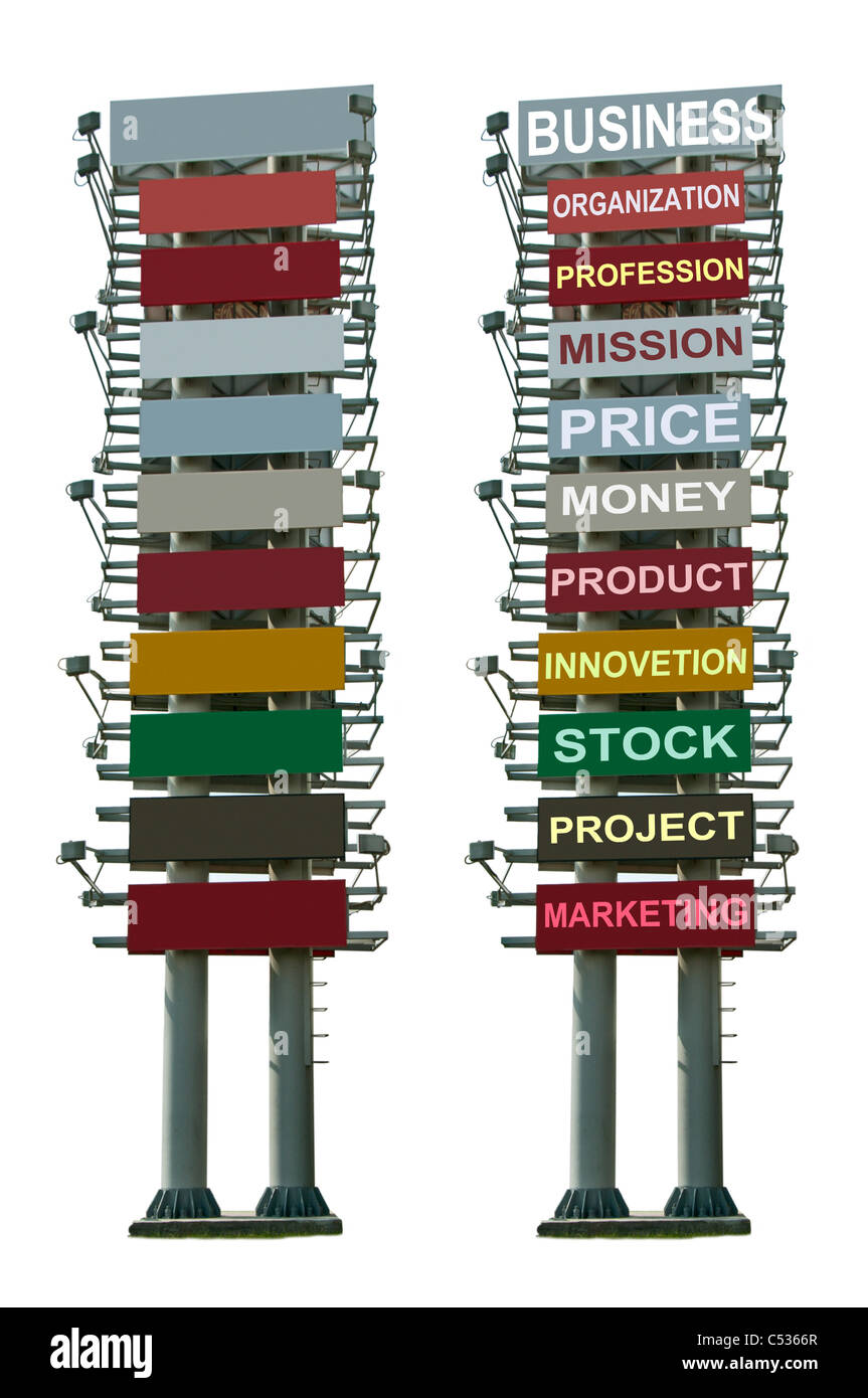 Blank sign text on Cut Out Stock Images & Pictures - Alamy
