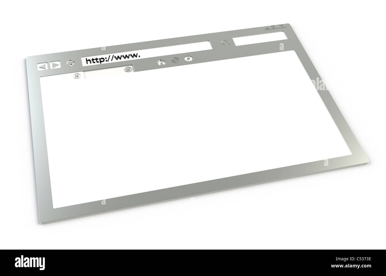 Chrome Browser window, isolated on white Stock Photo - Alamy